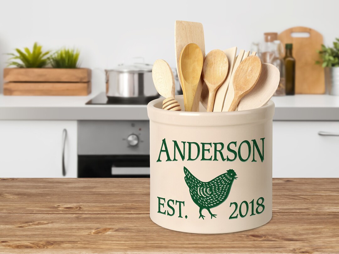 Personalized 2 Gallon Crock Pot 4 Colors Available - Etsy