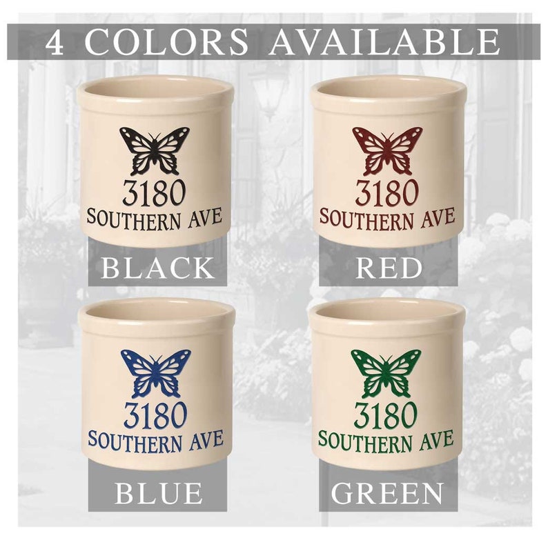 Personalized 2 Gallon Crock Pot 4 Colors Available - Etsy