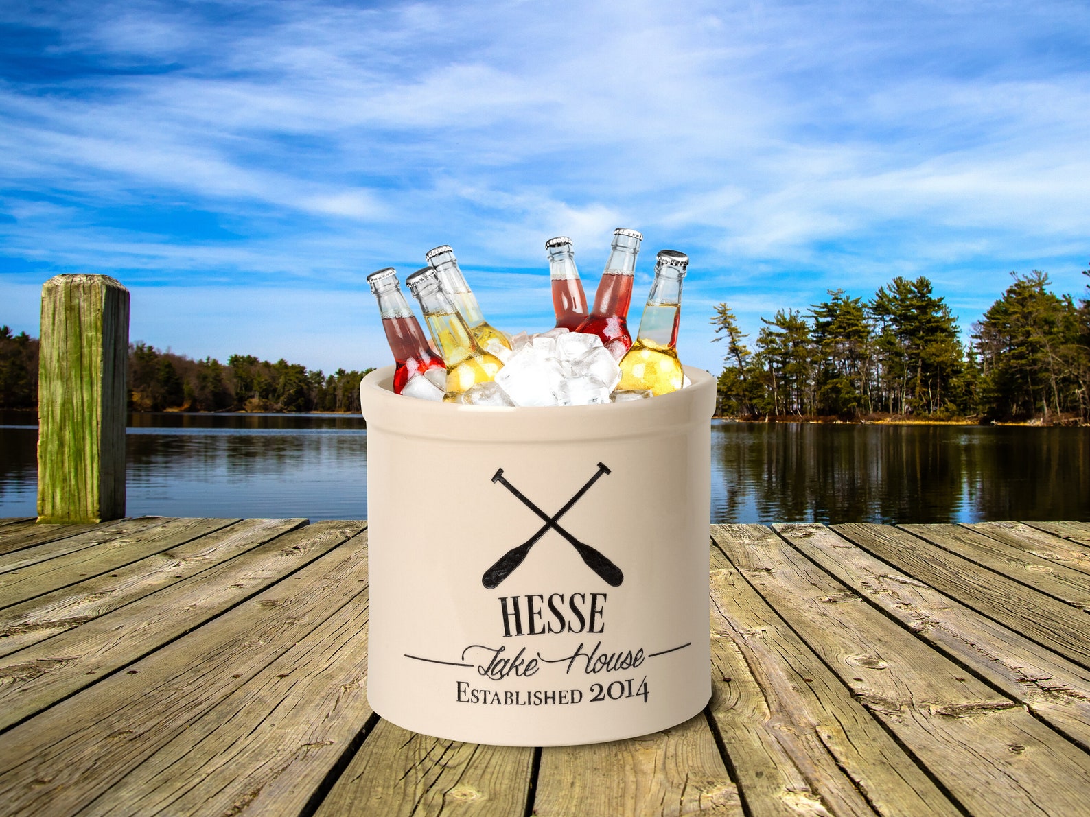 Personalized 2 Gallon Crock Pot 5 Colors Available - Etsy