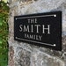 Stone Dedication Plaque With Engraved Text. Commemoration Sign - Etsy