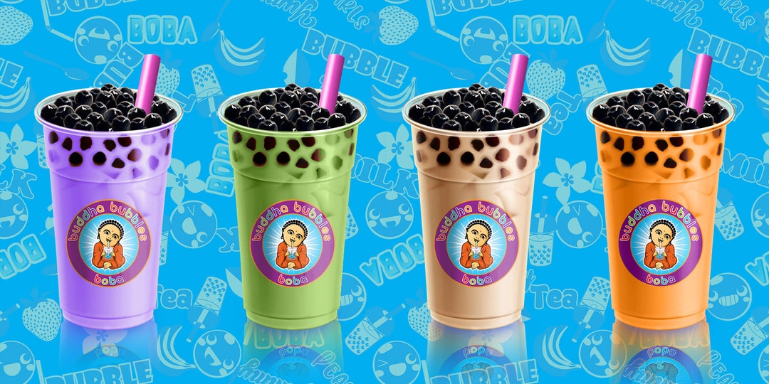 BOBA TRADITIONAL MILK Tea Kit Includes: Drink Mix Powder, Boba Pearls ...