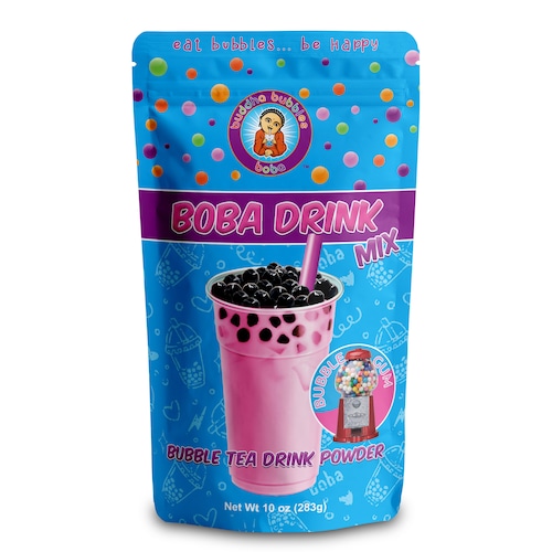 BUBBLE GUM Boba / Bubble Tea Drink Mix Powder by Buddha - Etsy