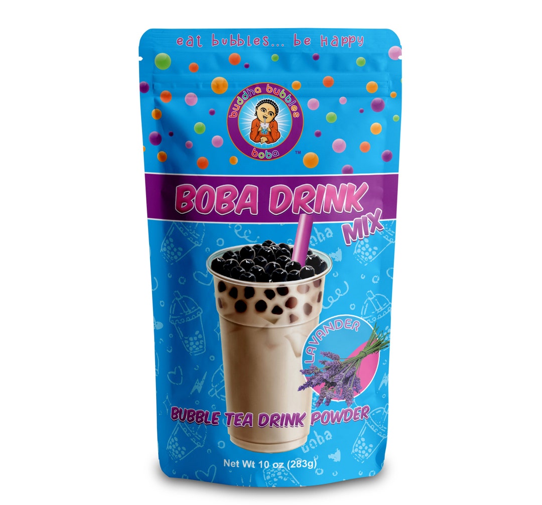 LAVENDER MILK TEA Boba / Bubble Tea Drink Mix Powder by Buddha Bubbles ...