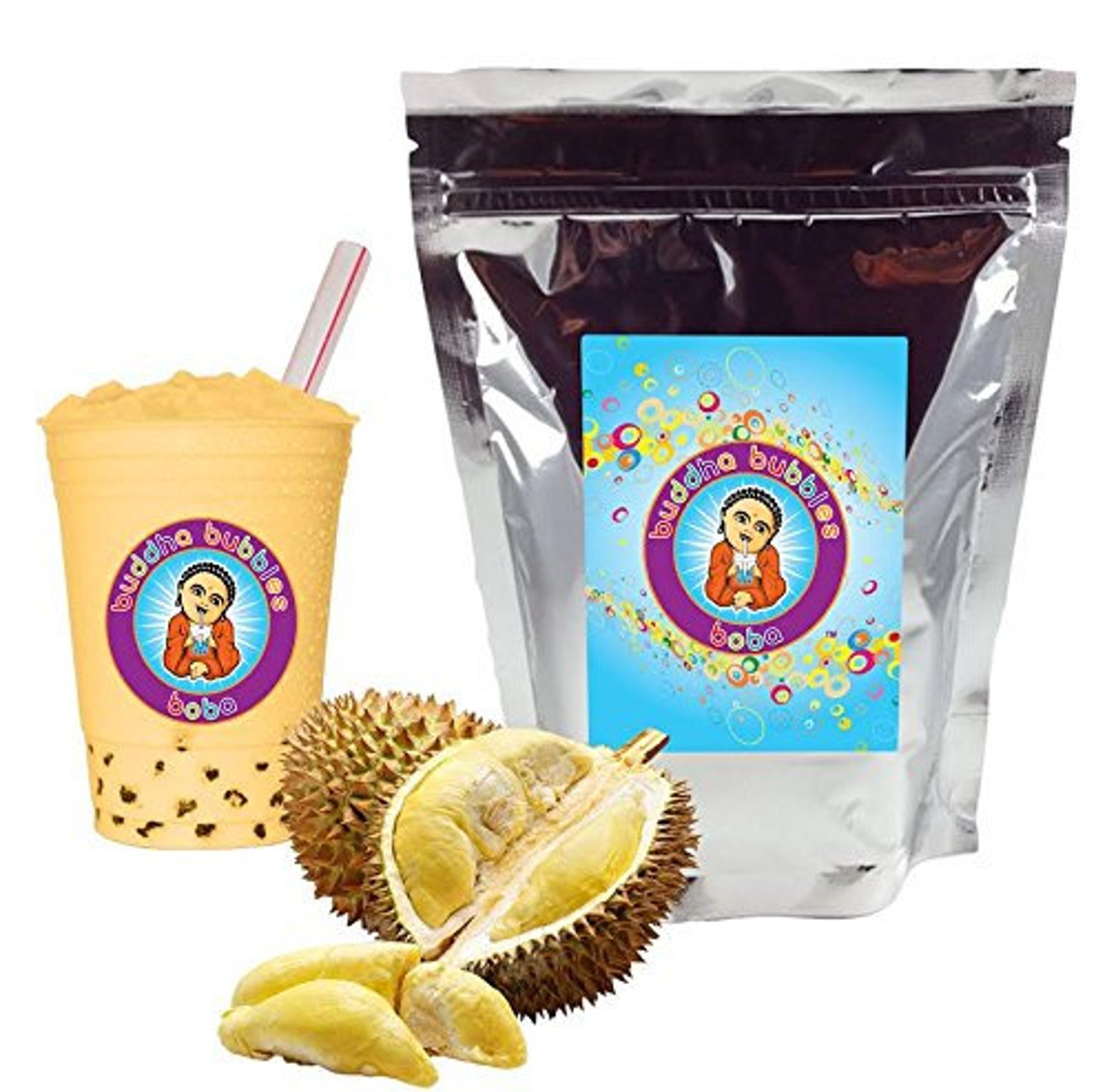 Durian Boba / Bubble Tea Drink Mix Powder By Buddha Bubbles | Etsy