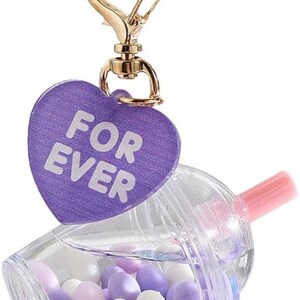 5 Piece Bundle Boba / Bubble Tea Mason Jar Mug Kawaii Keychains ...