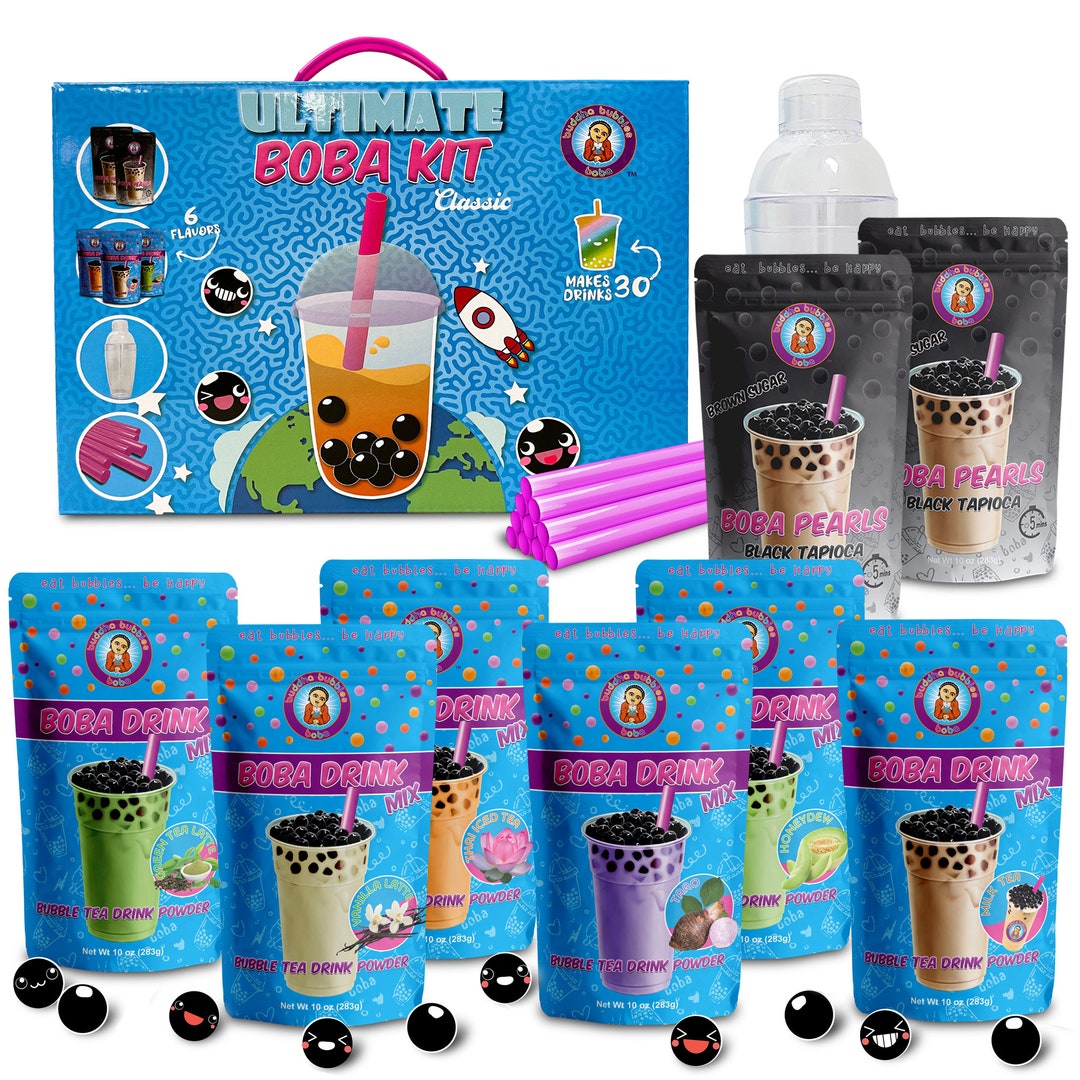 The NEW Original Ultimate D.I.Y. Bubble Tea Party Kit by Buddha Bubbles ...