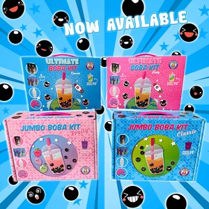 The NEW Jumbo Bubble Tea Kit Gift Box CLASSIC FLAVORS By: Buddha ...