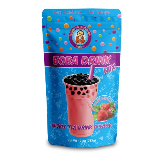 STRAWBERRY CREAM Boba / Bubble Tea Drink Mix Powder by Buddha - Etsy