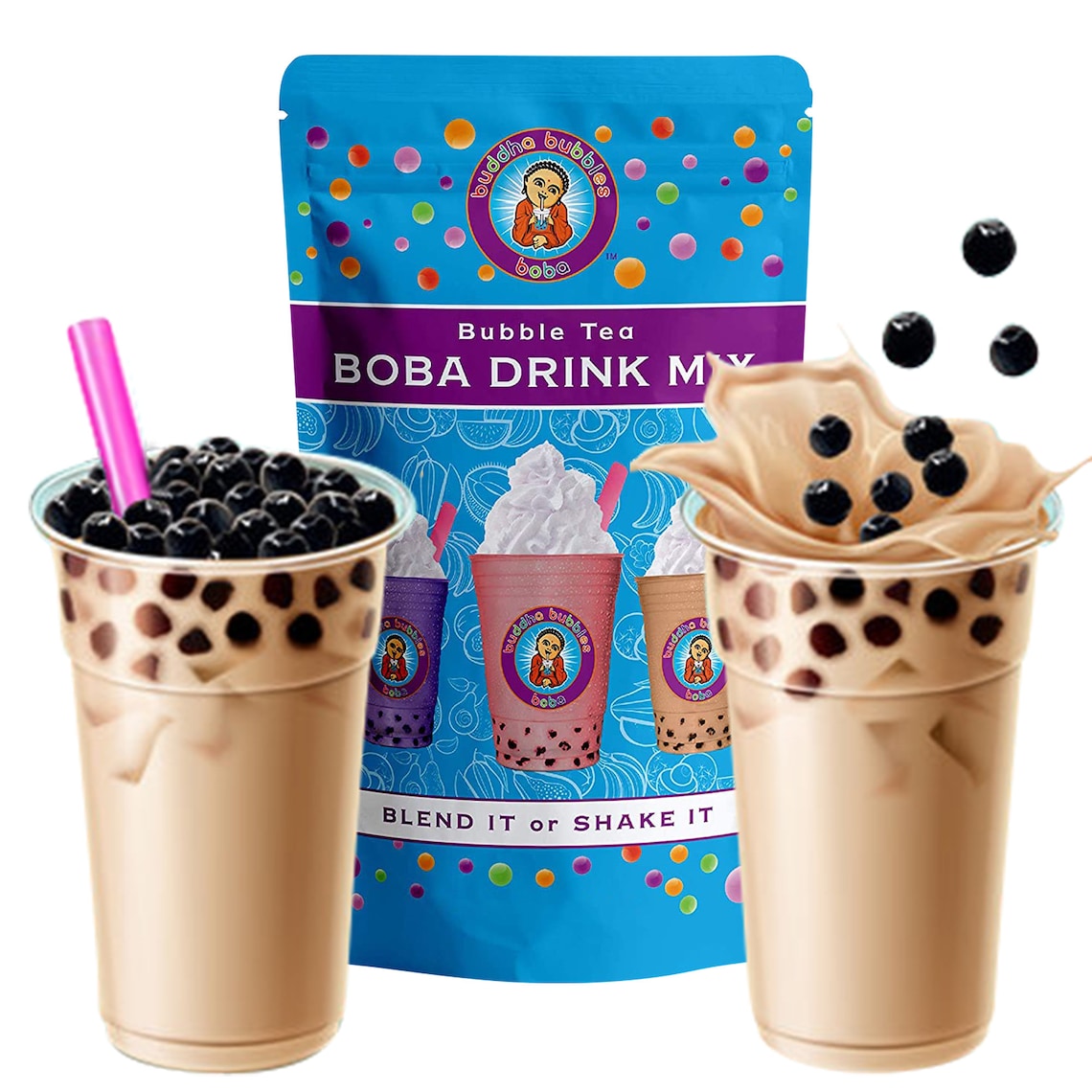 Almond Boba / Bubble Tea Drink Mix Powder by Buddha Bubbles | Etsy