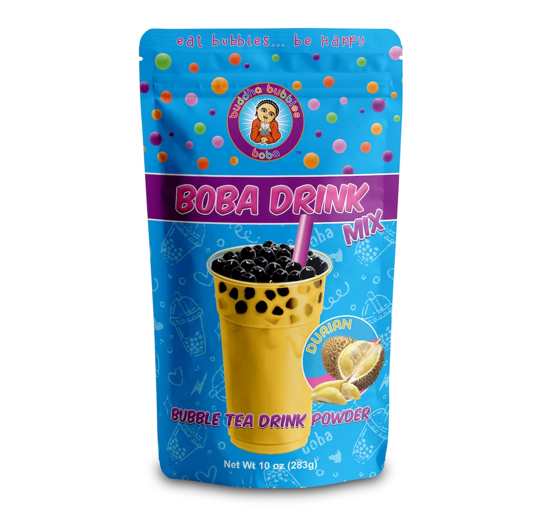 DURIAN Boba / Bubble Tea Drink Mix Powder Buddha Bubbles Boba - Etsy UK