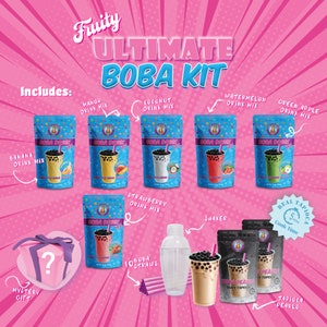The NEW Original Ultimate Premium Boba / Bubble Tea Party Kit D.I.Y ...