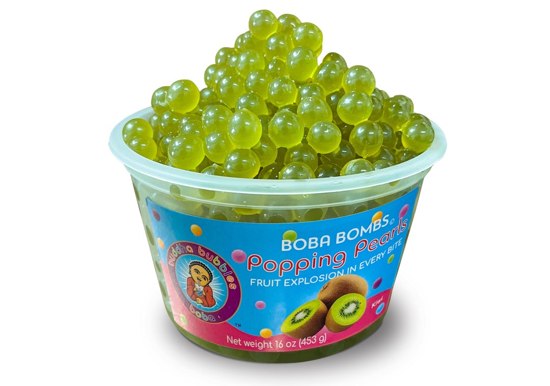 KIWI BOBA BOMBS Popping / Bursting Boba Pearls / Dessert Topping by ...