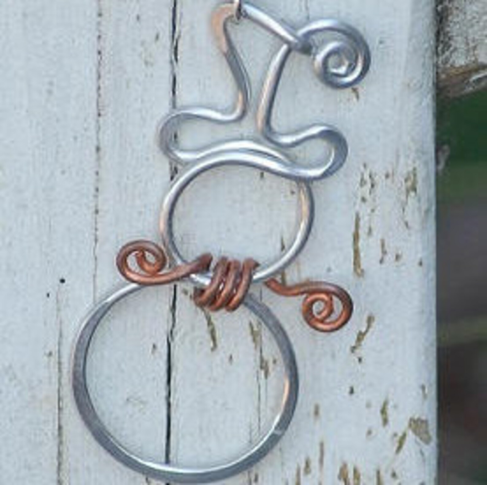 Snowman Necklace Snowman Scarf Ring Silver Snowman Jewelry | Etsy