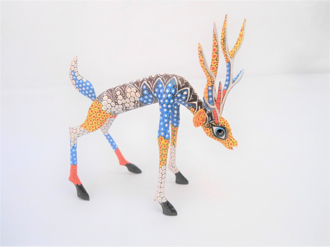 Alebrije, Wood Carving, Handcrafted Sculpture, Oaxacan Wood Carving ...