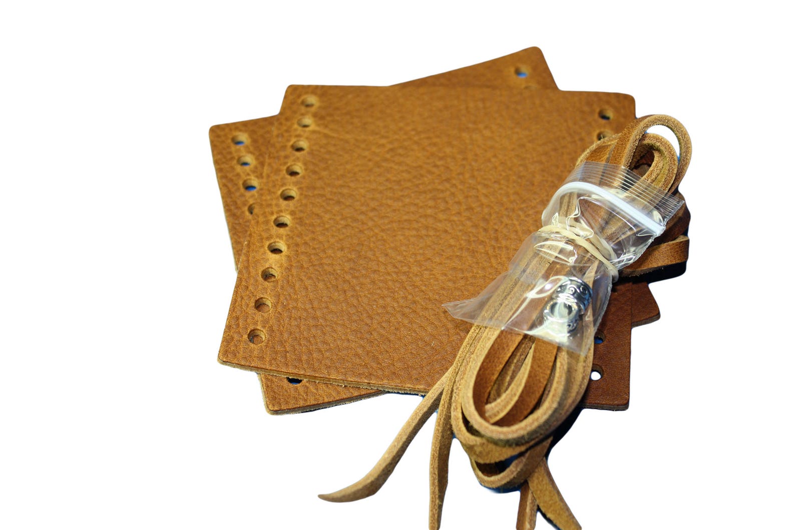 Tan Leather Motorcycle Hand Grip Throttle Covers Wrap W/ Beads for ...
