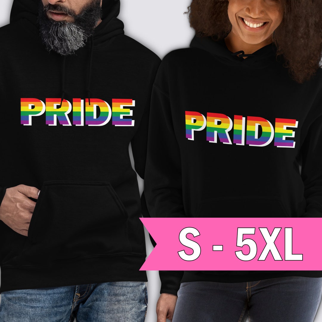 Black LGBTQ Pride Long Sleeve Hoodie Gift for Pride Month LGBT Pride ...