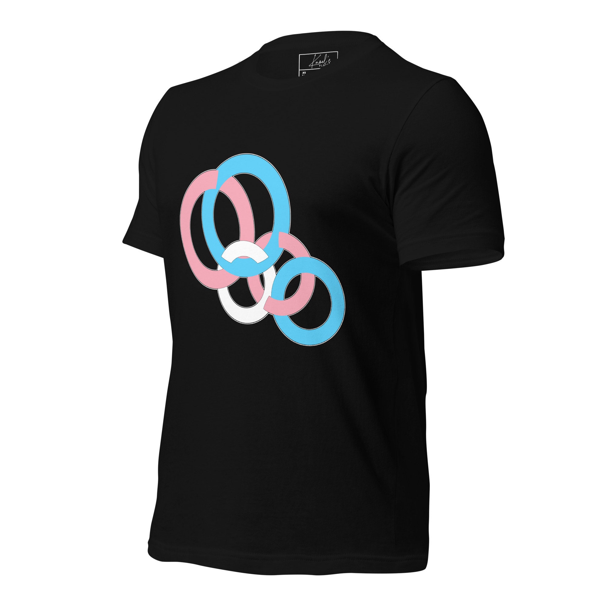 Stealth Geometric Transgender Pride Flag Short Sleeve Shirt Gift for ...