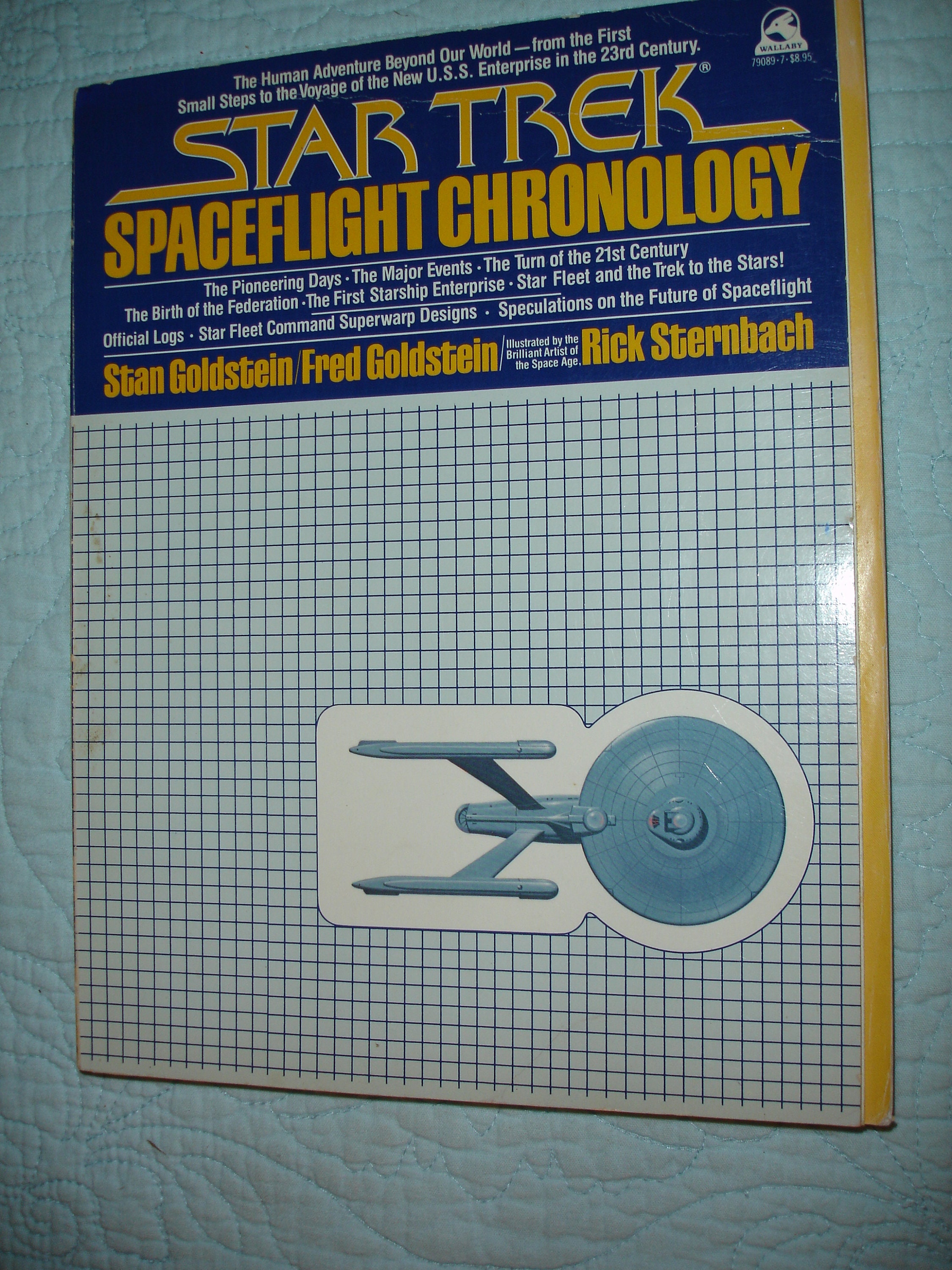 1980 Star Trek Spaceflight Chronology Book 1976 Star Trek the ...