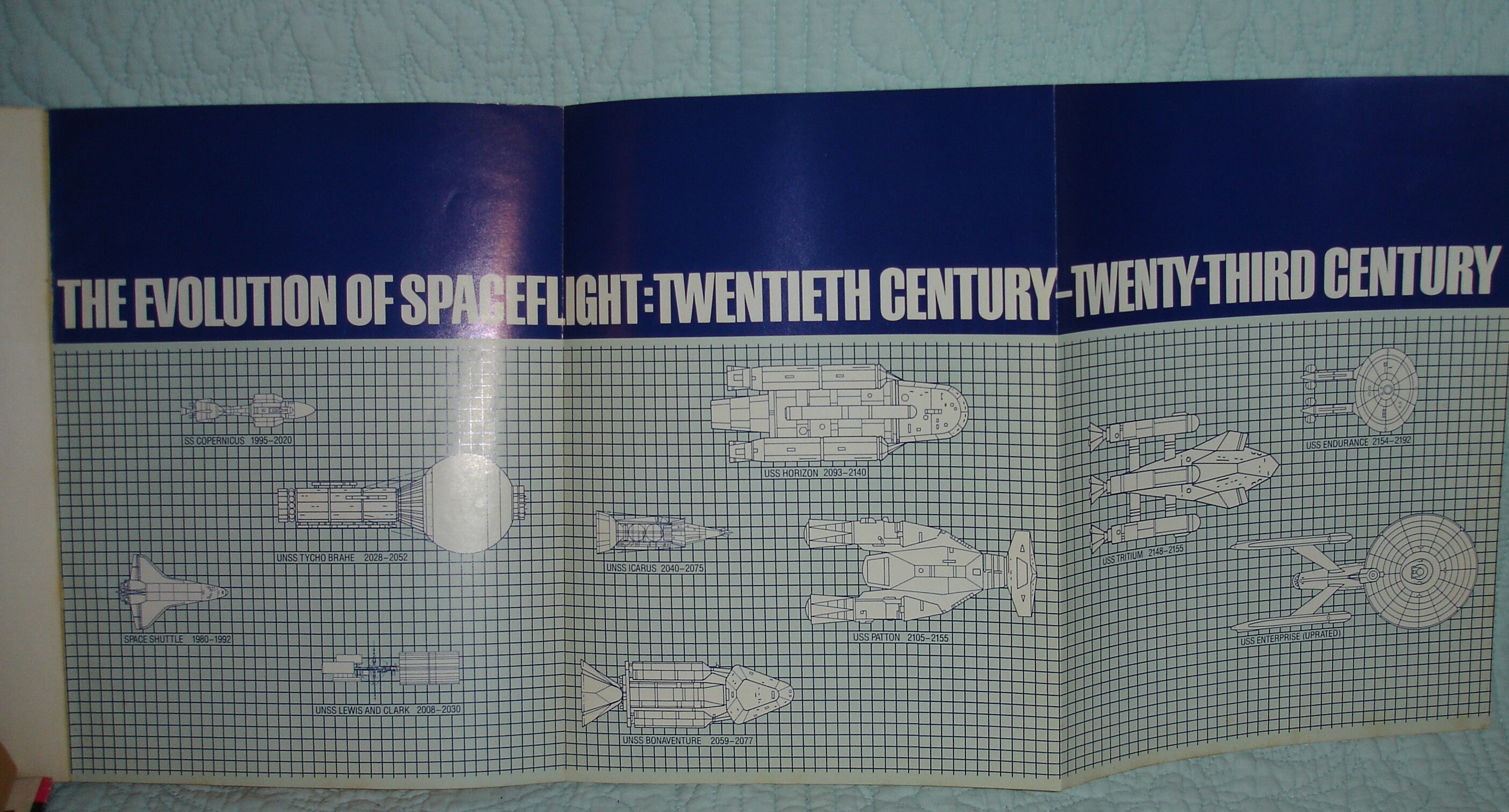 1980 Star Trek Spaceflight Chronology Book + 1976 Star Trek the ...