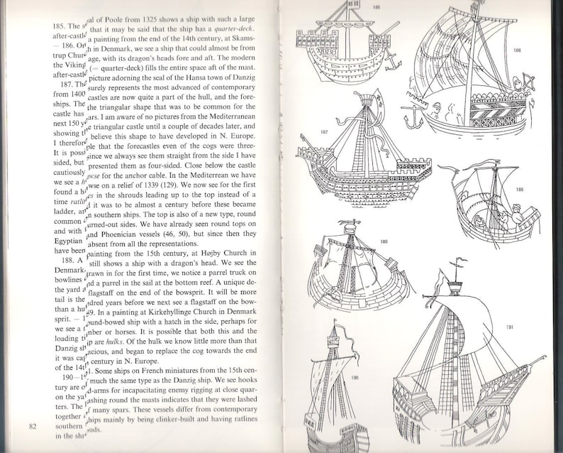 Book, Sailing Ships, Bjorn Landstrom, HC/DJ, 1969, 5,000 Year Span ...
