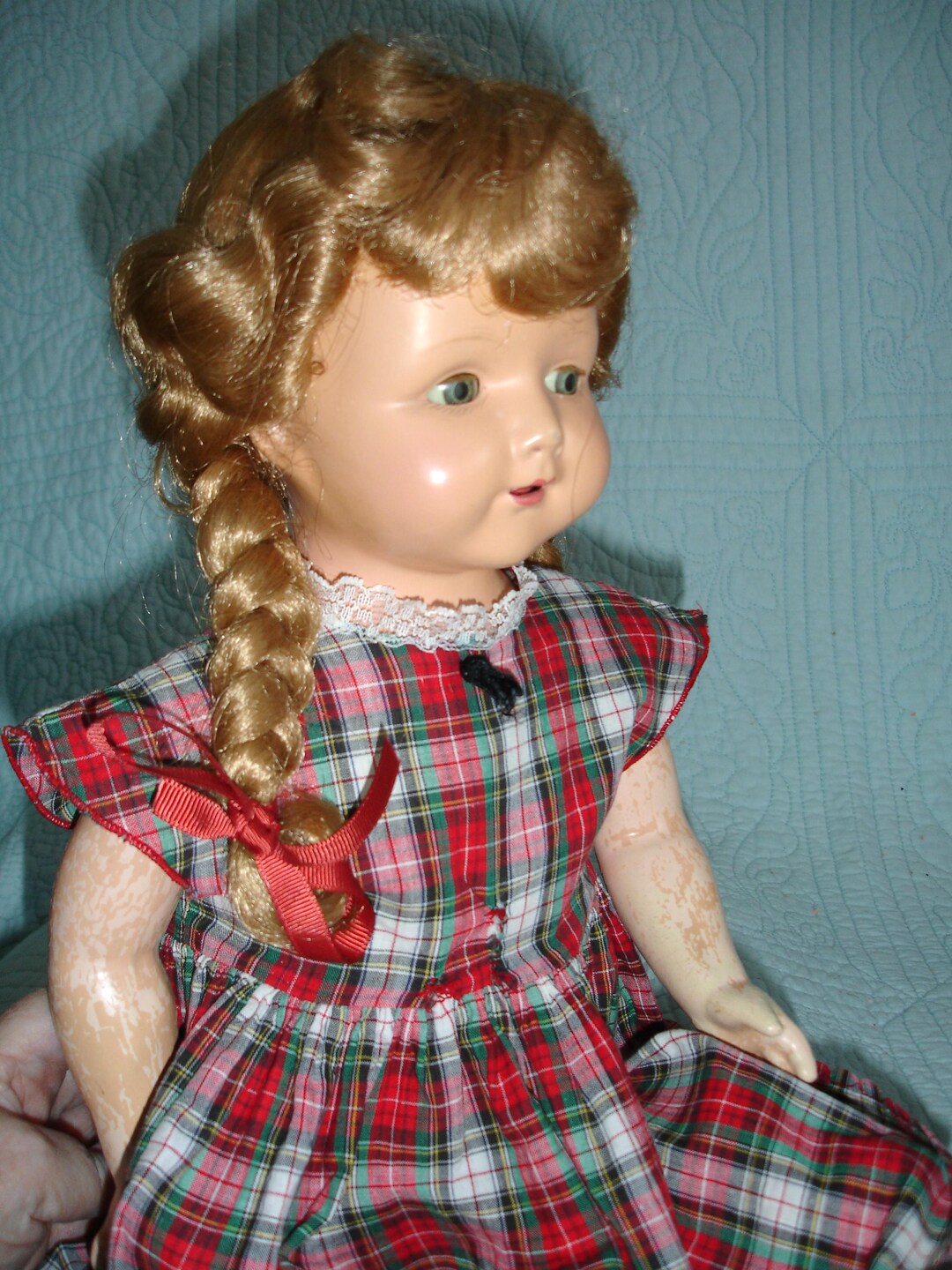 Charming EFFANBEE ROSEMARY DOLL 22" Cloth Composition Walk Talk Sleep ...