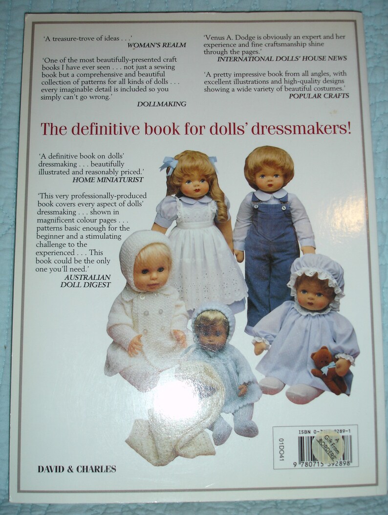 The Doll's Dressmaker: the Complete Pattern Book - Etsy