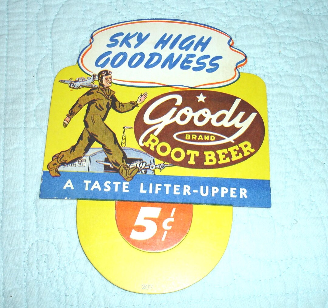 Bottle Topper Goody Root Beer Advertisement - Etsy