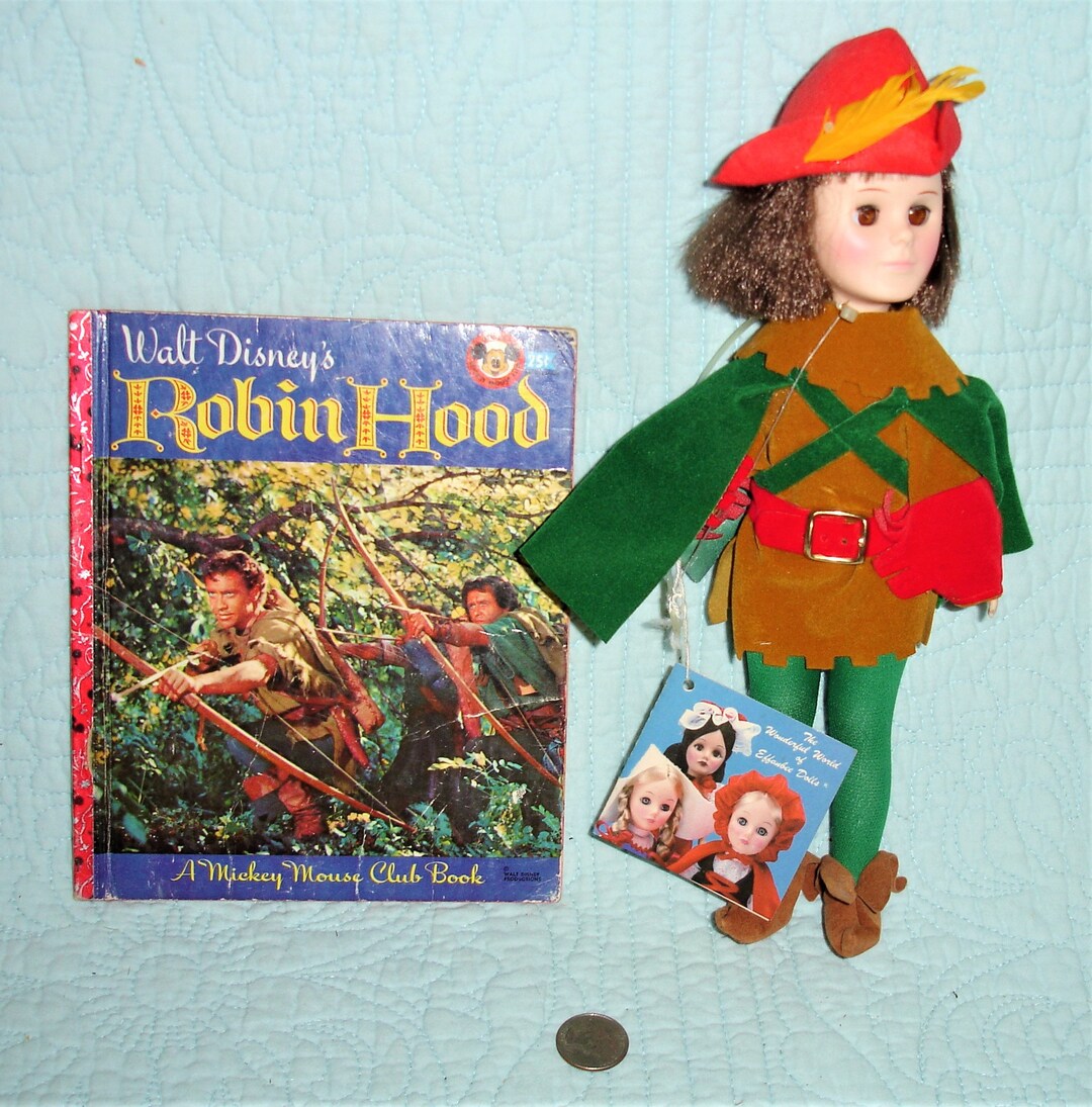 Disney Little Golden Book ROBIN HOOD Mickey Mouse Club 1st Ed 1955 A ...