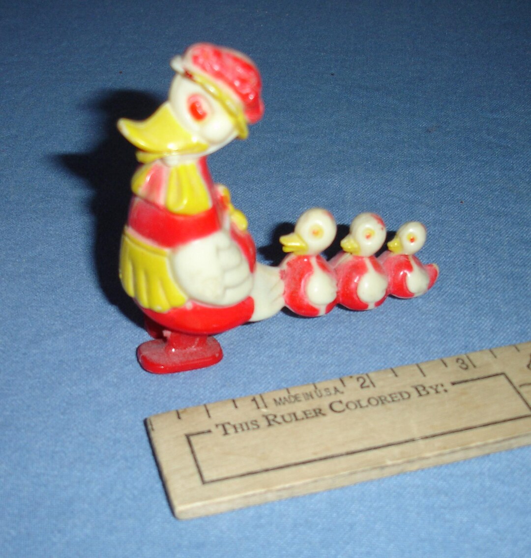 Ramp Walker Toy Mama Duck and Ducklings 1950s Charmore Company - Etsy