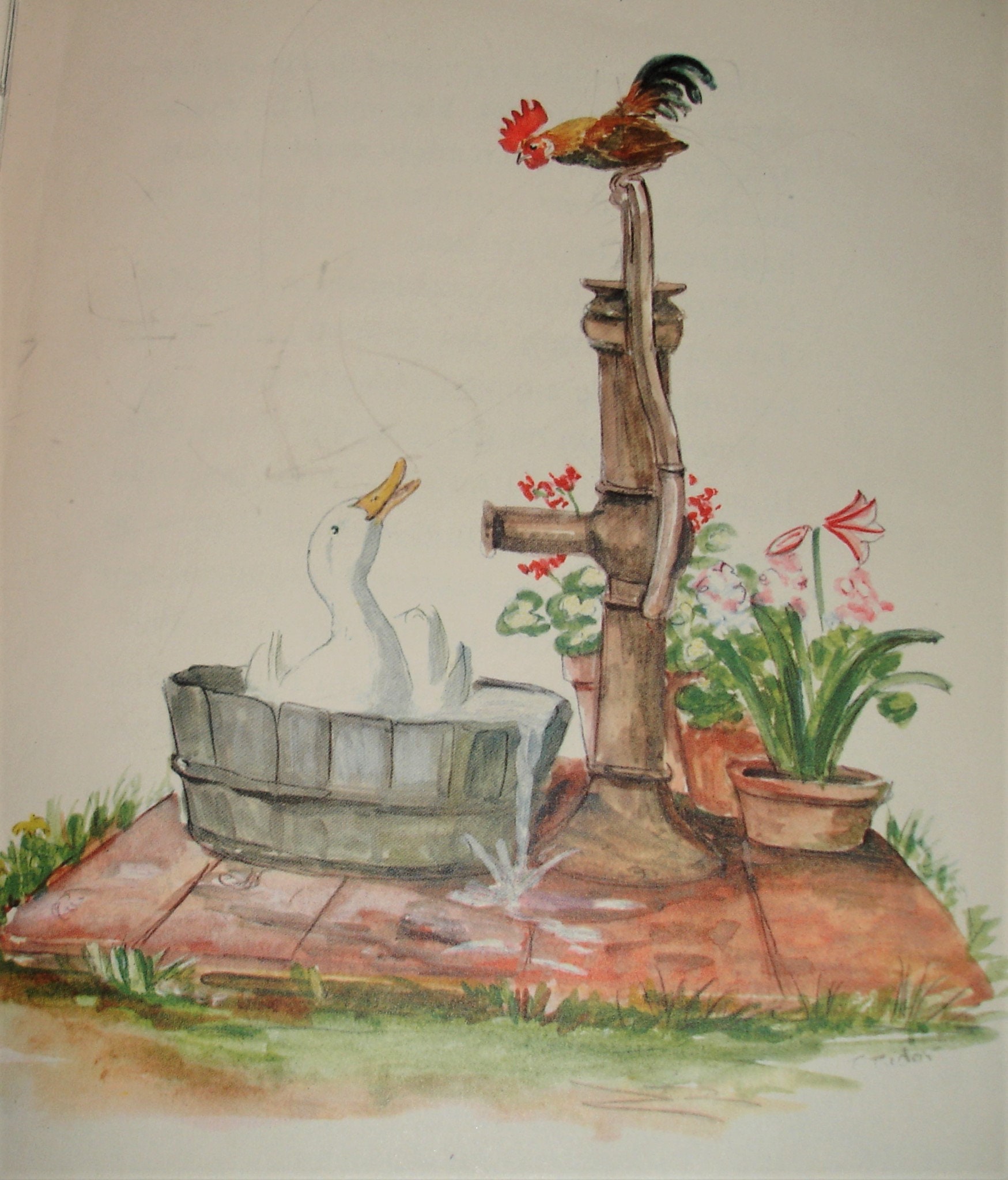 RARE Tasha Tudor Illustrated 1954 1st Ed. Book biggity - Etsy