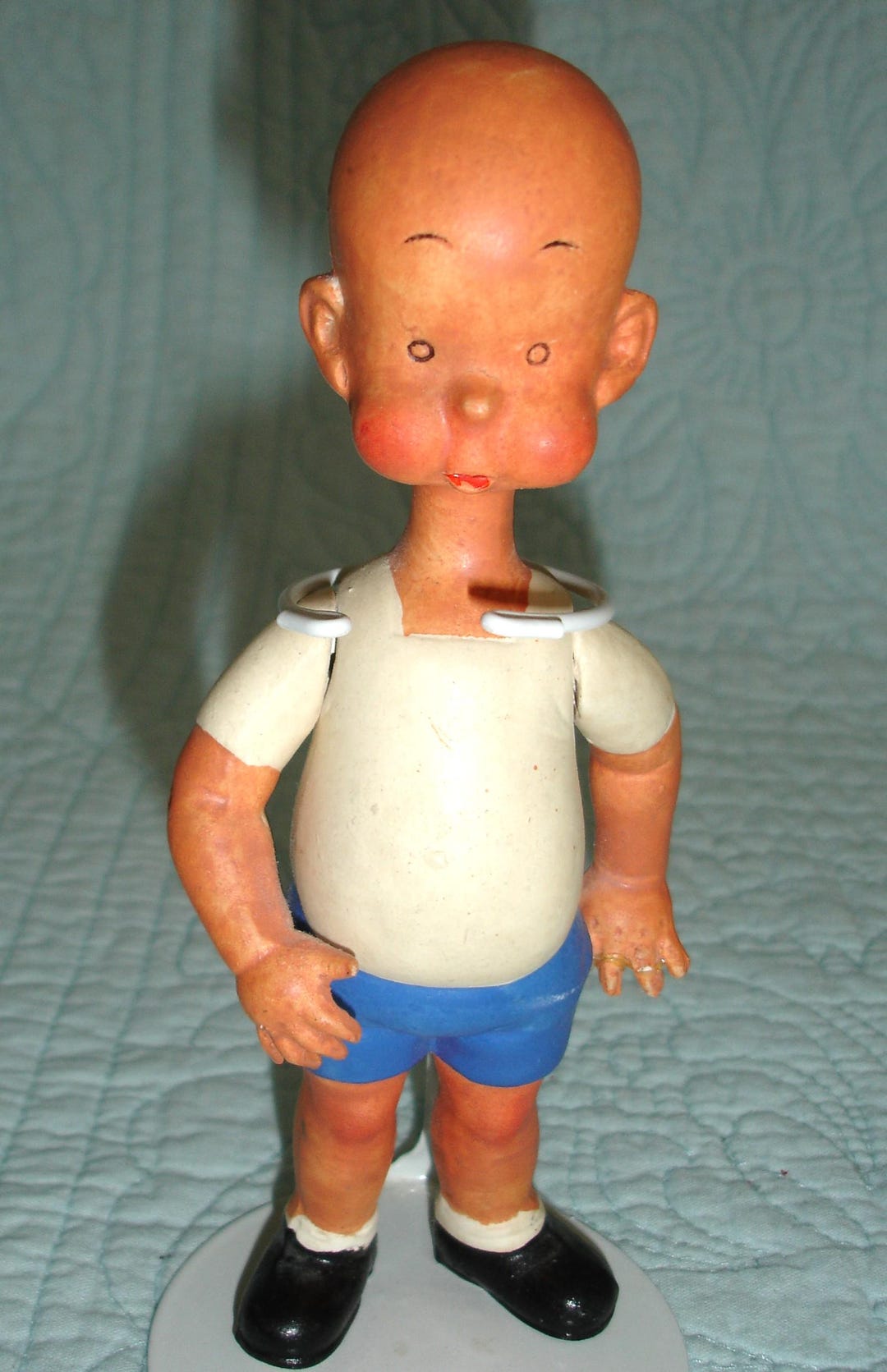 Rare Henry Cartoon Character Doll 1934 Bisque 7 Moving Arms Carl P ...