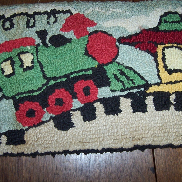 Primitive Hooked Rug - Etsy