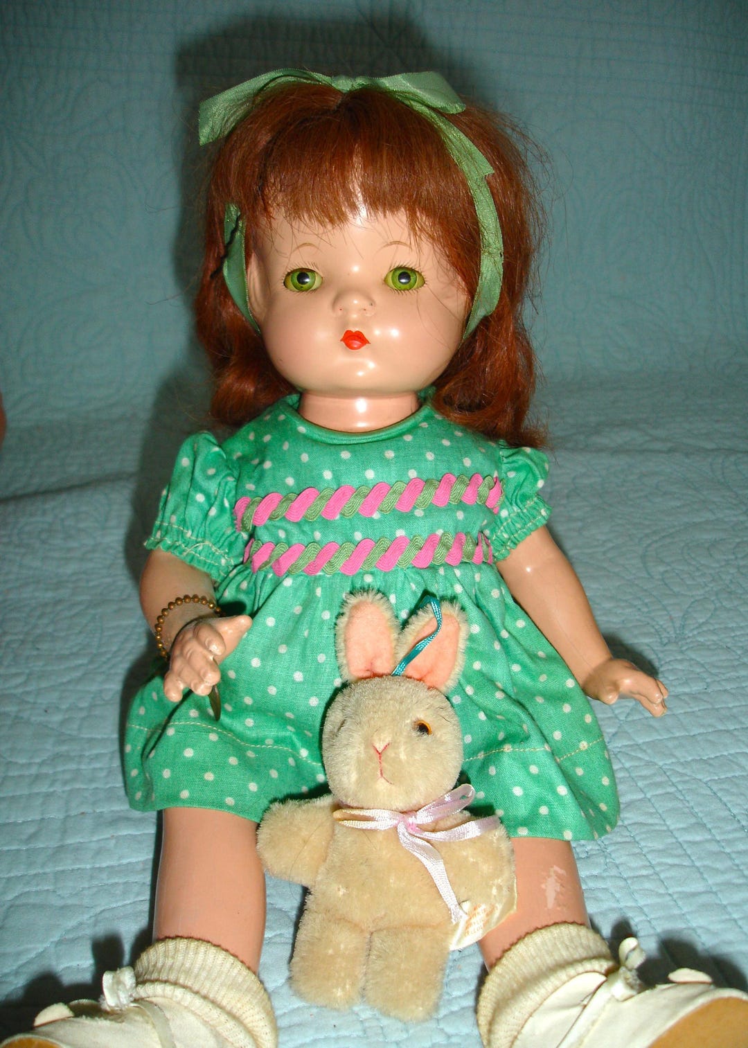 Effanbee Doll PATSY ANN 16” 1930's All Composition Antique Doll With Exceptional Outfit, Heart ...