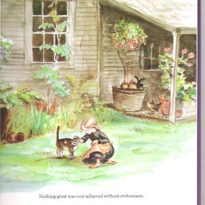 SIGNED Tasha Tudor the Springs of Joy Hard Cover Second Printing 1985 ...