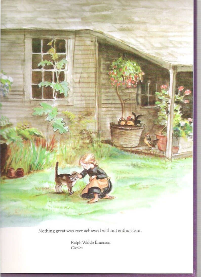 SIGNED Tasha Tudor the Springs of Joy Hard Cover Second | Etsy