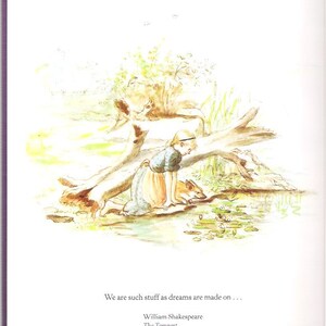 SIGNED Tasha Tudor the Springs of Joy Hard Cover Second Printing 1985 ...