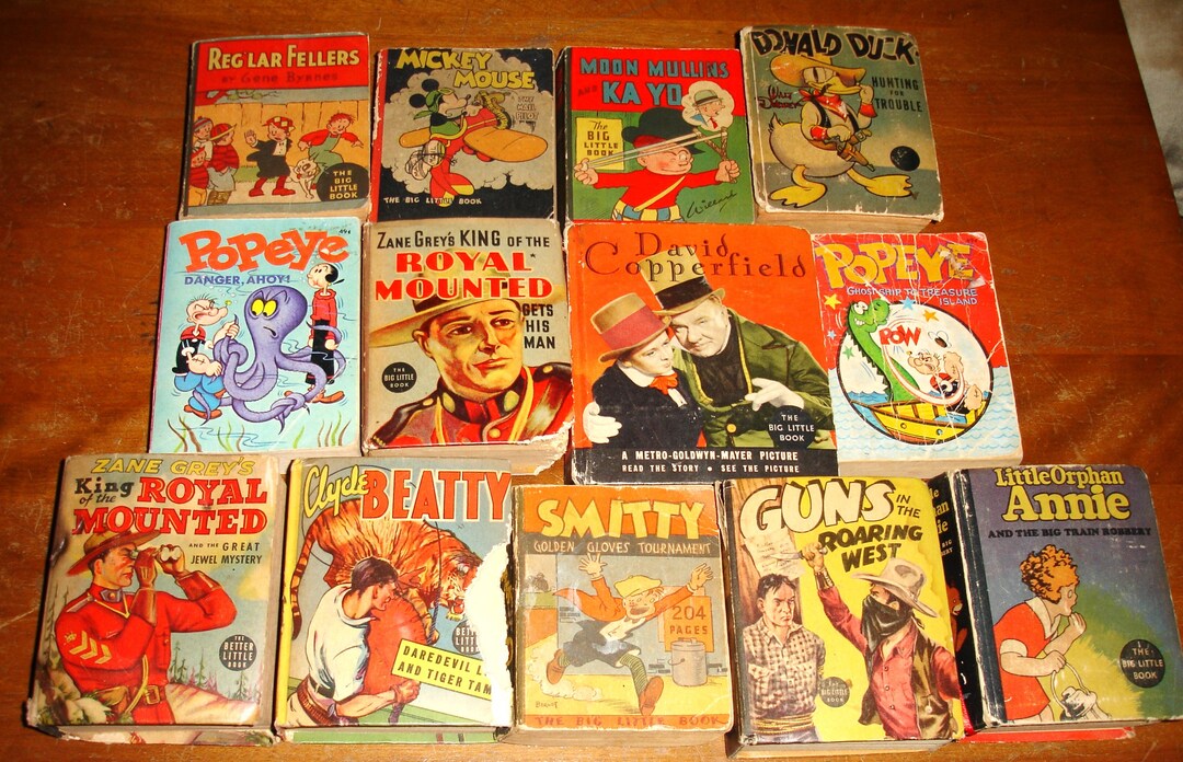 Big/better Little Books -1930's and 1940's Your Choice - Etsy
