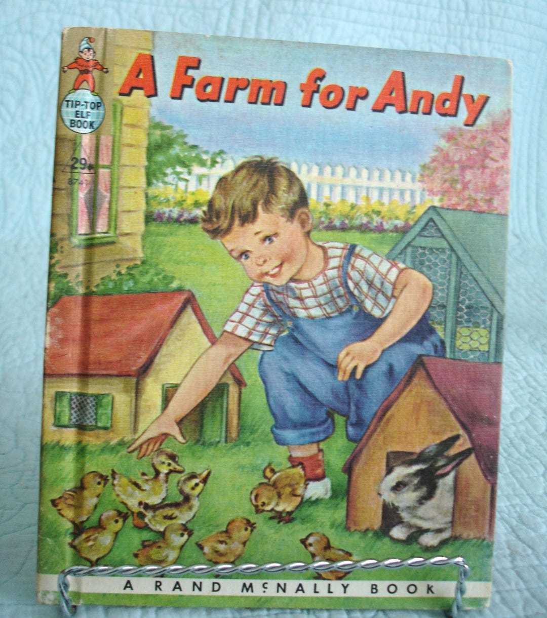 A Farm for Andy Tip Top Elf Book 1951 by Dorothy Reed Published by Rand ...