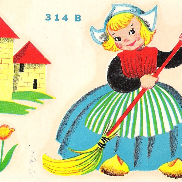 Vintage Dutch Girl - Etsy