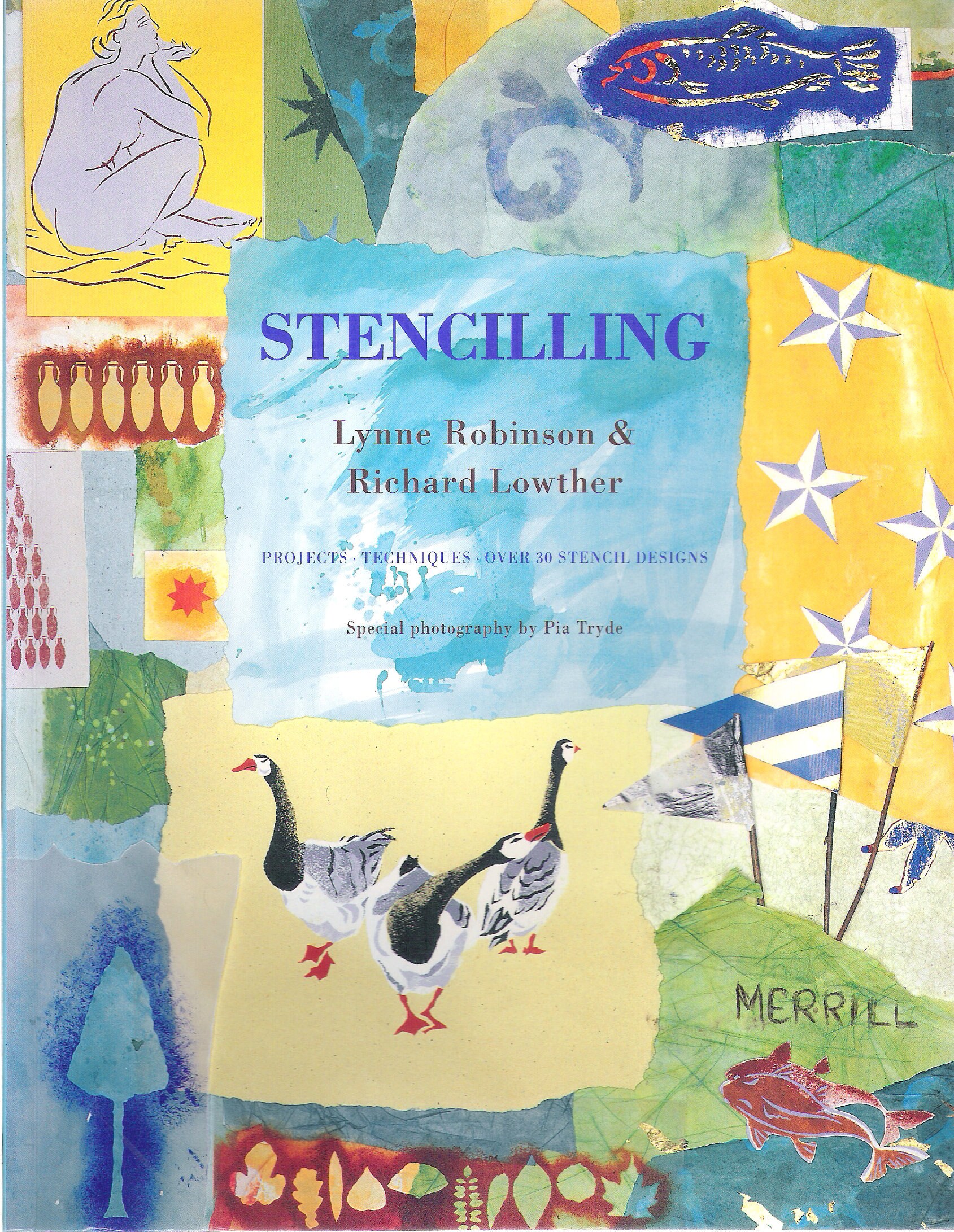 How-to Stencil Book stencilling: Projects Techniques - Etsy