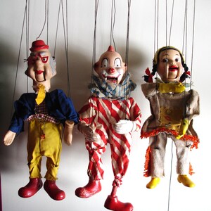 Three Howdy Doody Show Marionettes by Peter Puppet Playthings ...