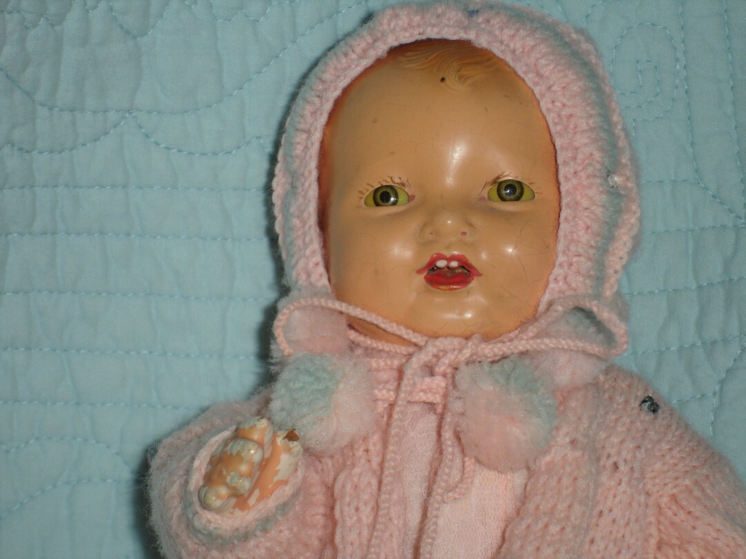 Effanbee Doll Bubbles 1920s Antique Composition/cloth 16 Mama Doll ...