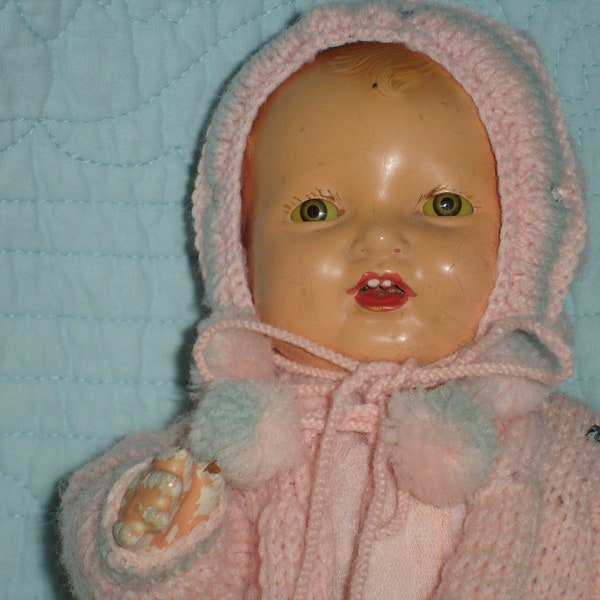 Vintage Composition Mama Doll - Etsy
