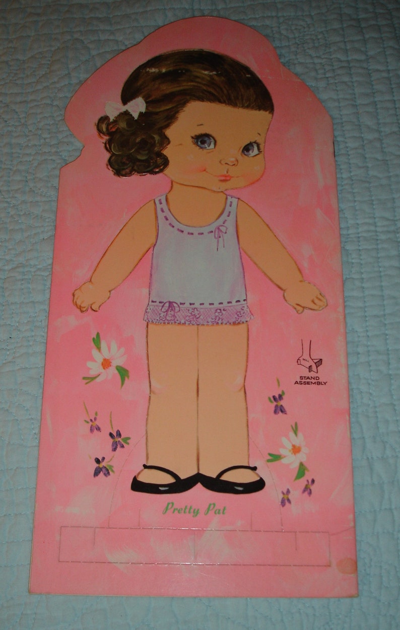Vintage Pretty Pat Paper Doll Book, 1970s Uncut With 12 Outfits - Etsy