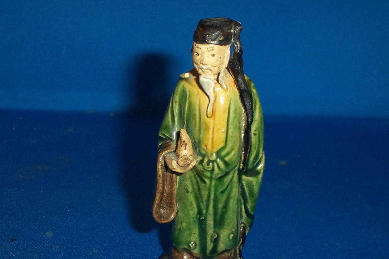 Mud Man Chinese Statue Figurine Antique 1890-1919 Majolica | Etsy