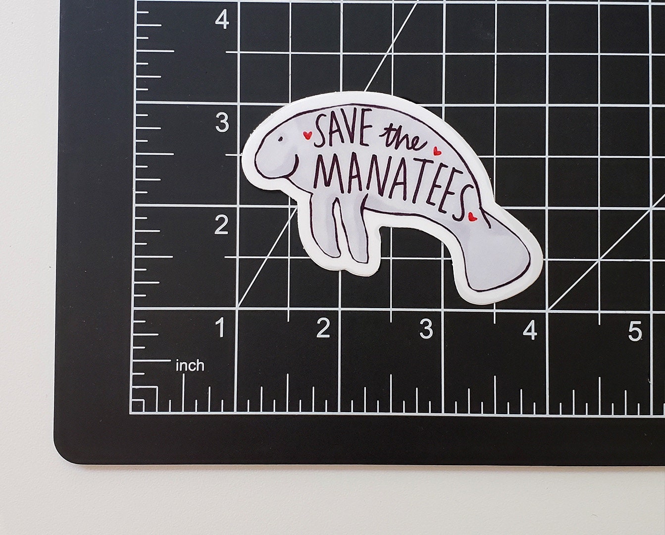 Save the Manatees Vinyl Sticker - Etsy
