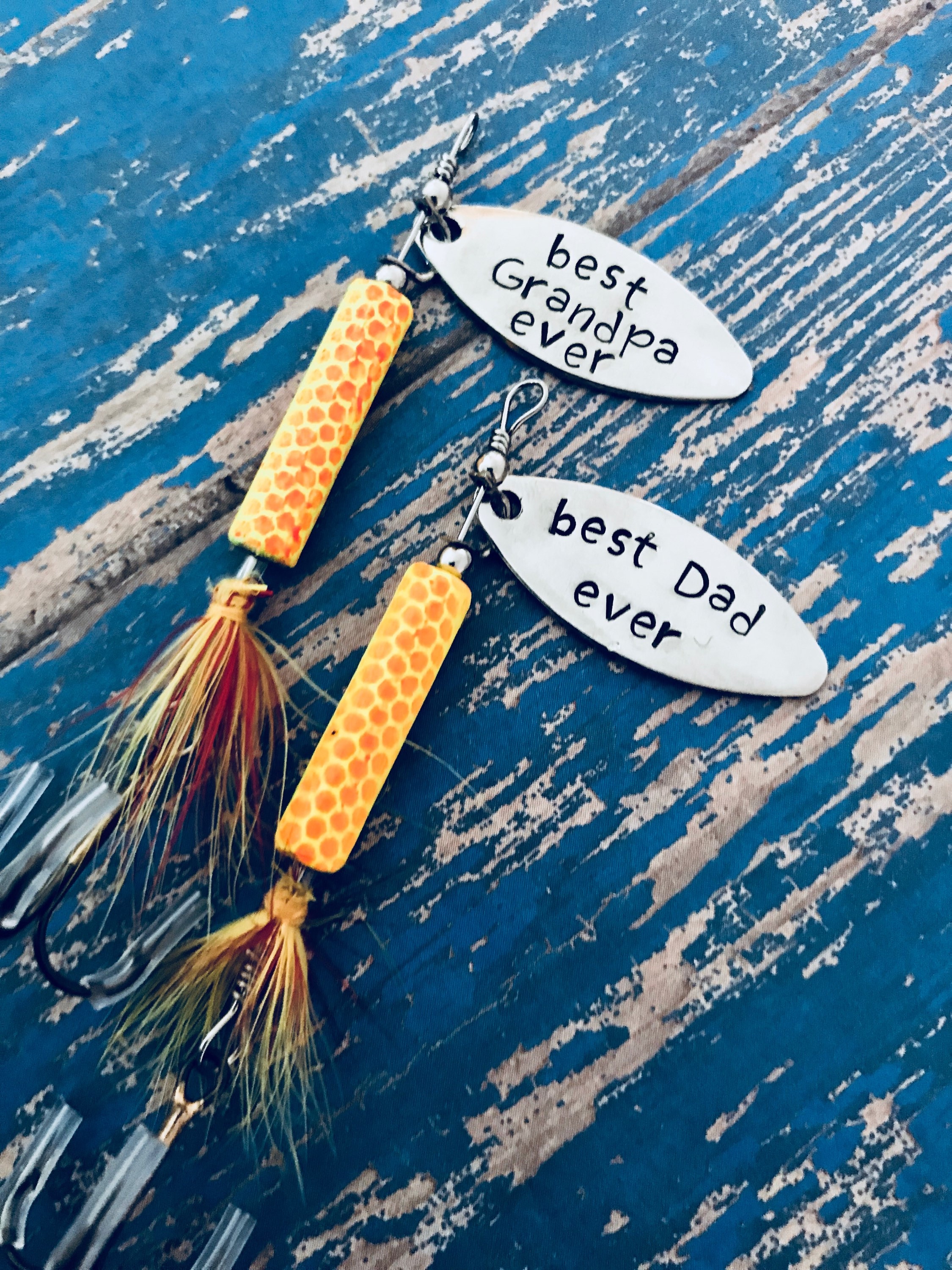 TODAY show feature Best Dad Ever Hooked on Dad Fishing Lure | Etsy