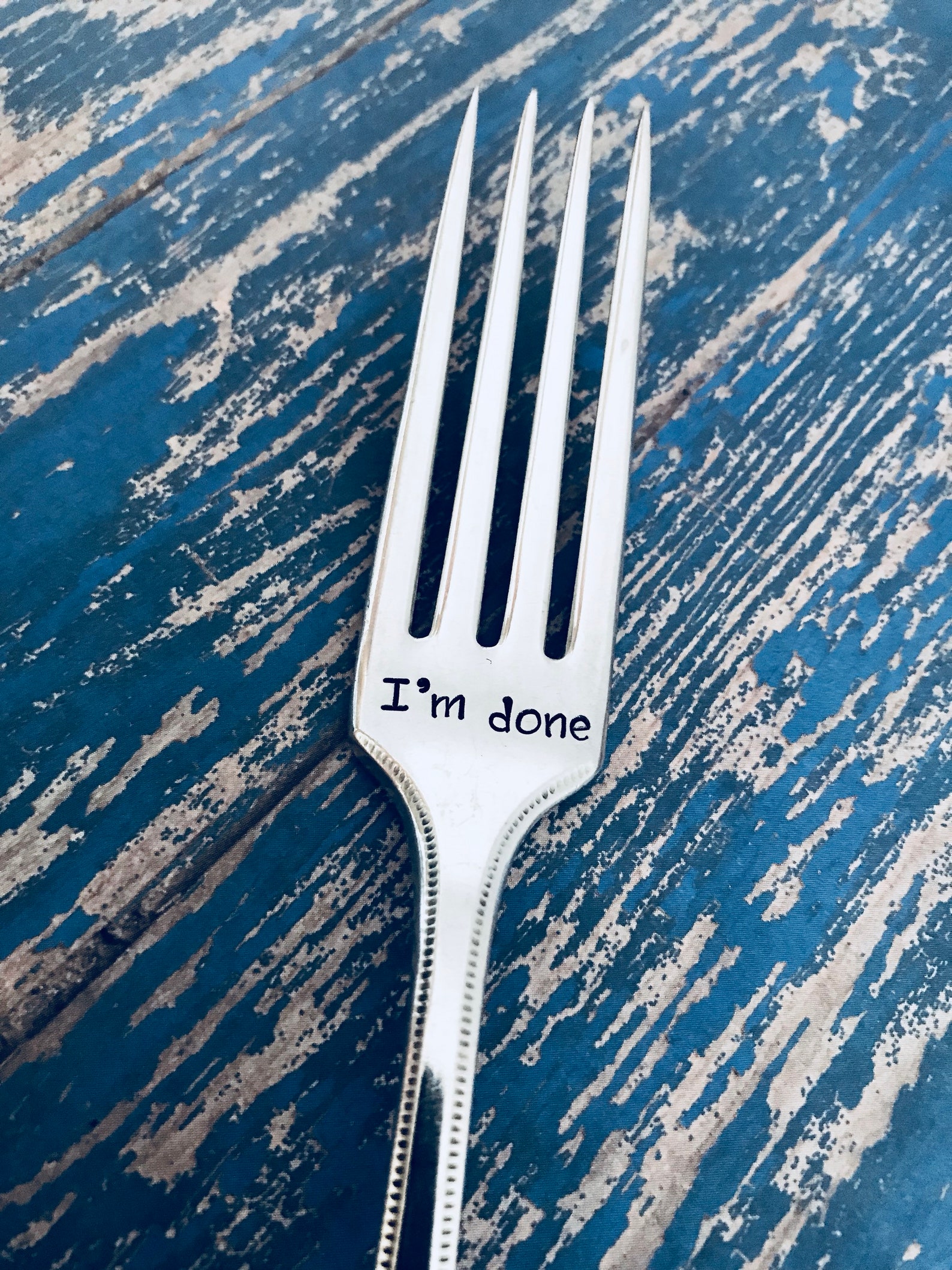 I'm Done Fork Stick a Fork in Me Stick a Fork in It - Etsy