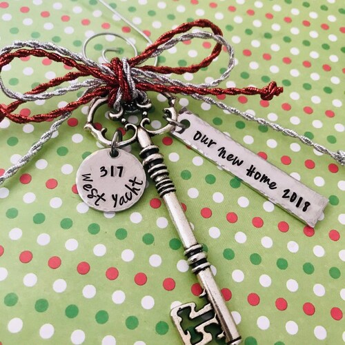 New Home Ornament First Home Skeleton Key Key Ornament - Etsy