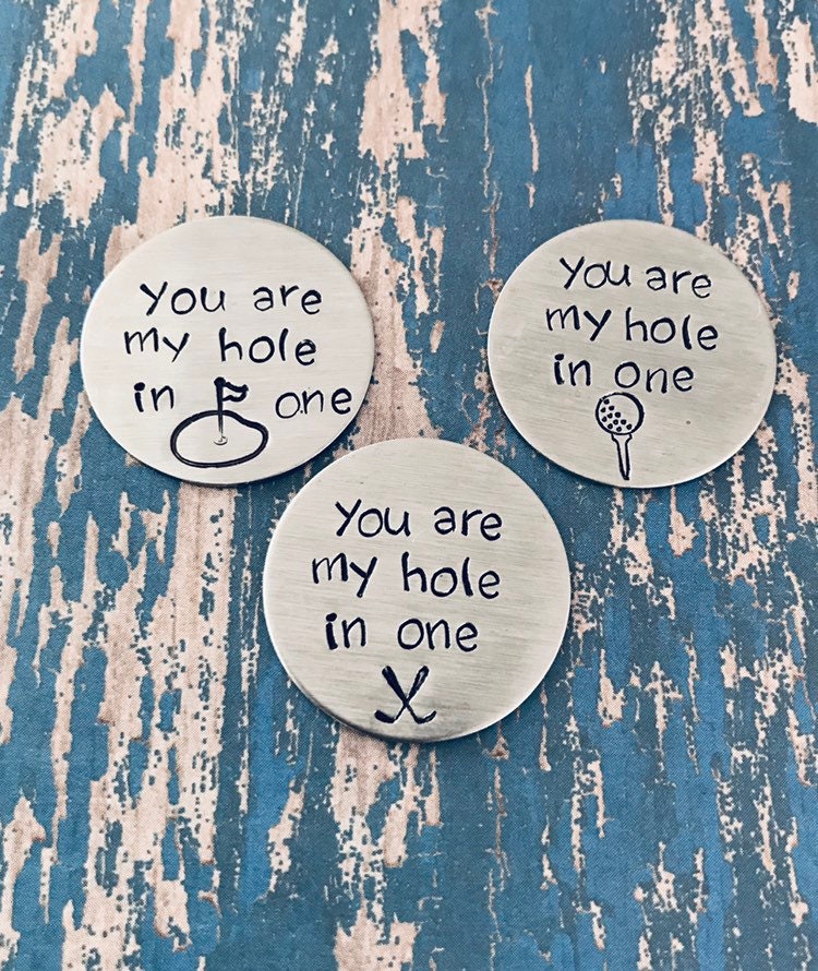 Golf Ball Markers Personalized Magnetic Golfing Gift | Etsy